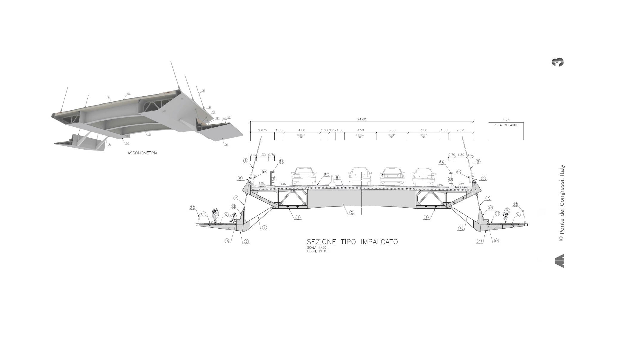 PONTE DEI CONGRESSI. Italy | Arenas&Asociados